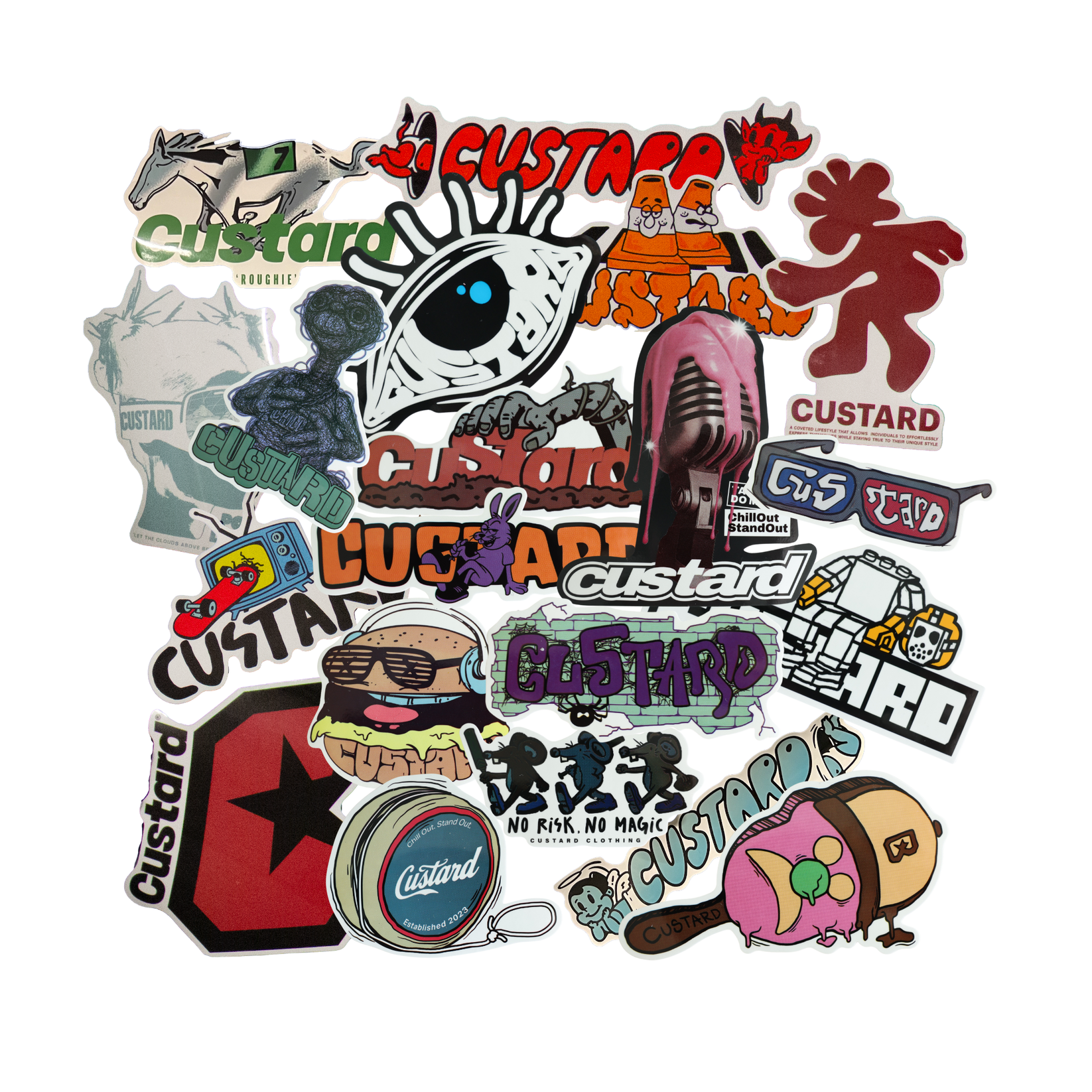 Custard Sticker Pack – Custard Clothing