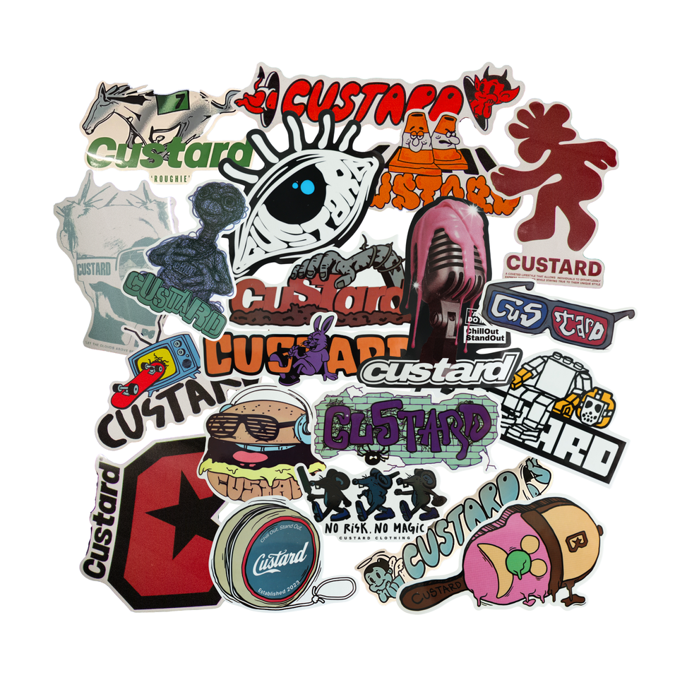 Custard Sticker Pack – Custard Clothing